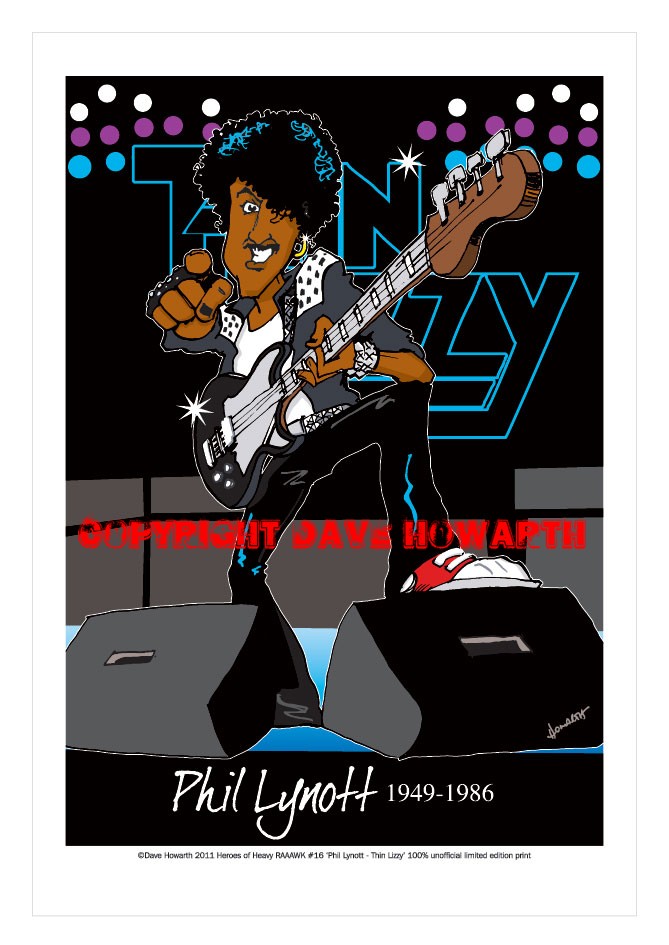 INTERVIEW: Dave Howarth - Heroes of Rock cartoonist - The Rockpit