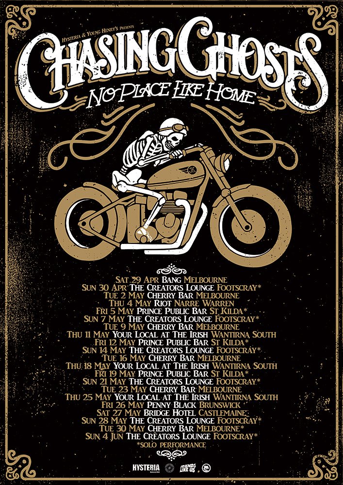 Melbourne's Chasing Ghosts Announce Stunning 21 Date Victorian Show Run ...