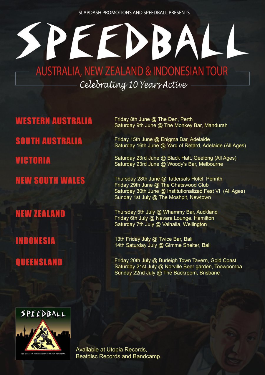 Sydney punkers Speedball announce Australia, New Zealand & Indonesia ...