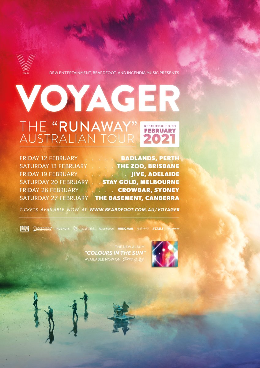 Voyager announce rescheduled Australian Tour - The Rockpit