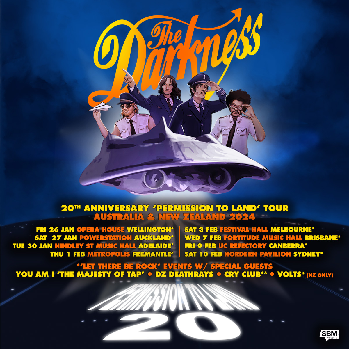 LIVE REVIEW: THE DARKNESS 20th Anniversary 'Permission To Land ...