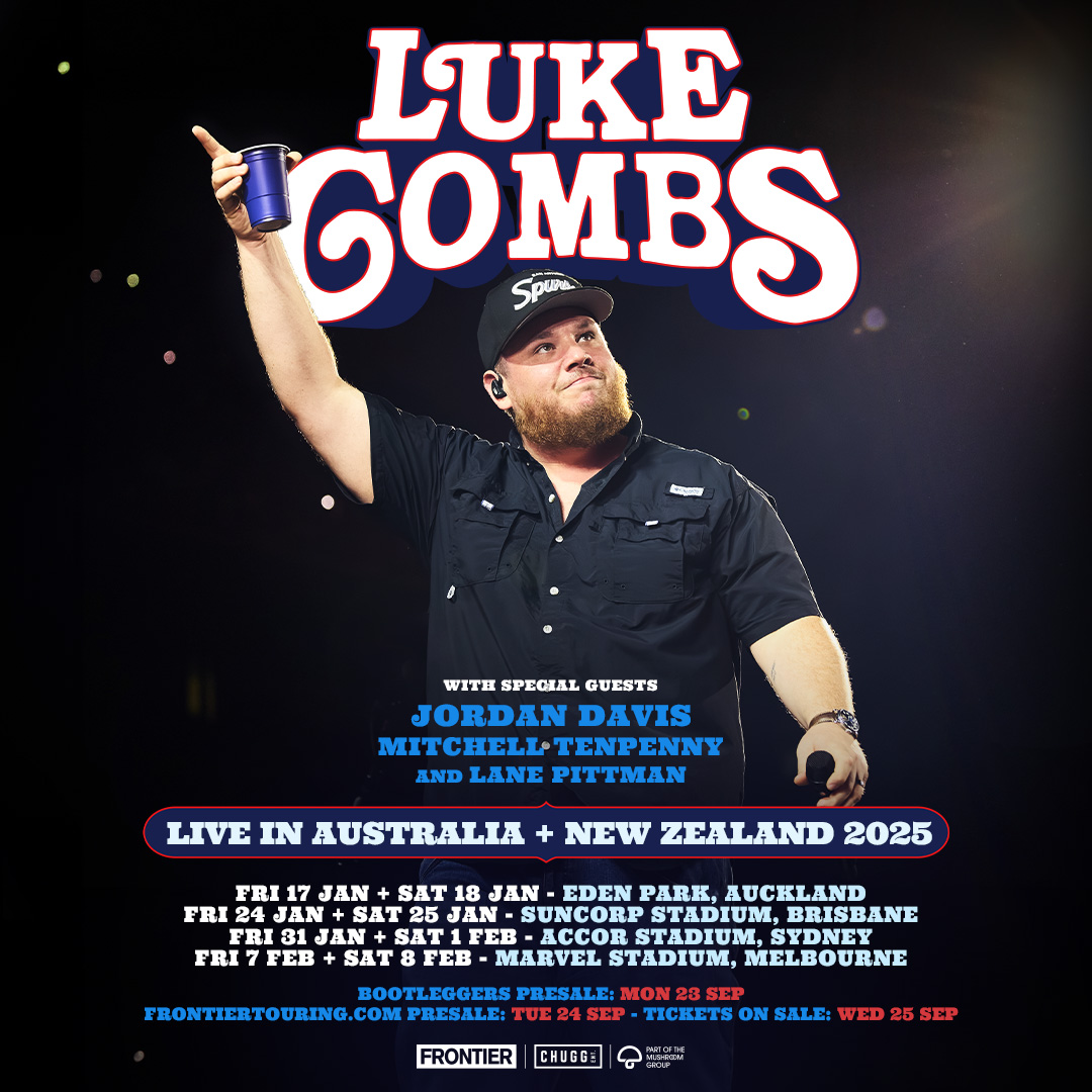 LUKE COMBS To Headline Stadiums Across Australia & New Zealand In ...