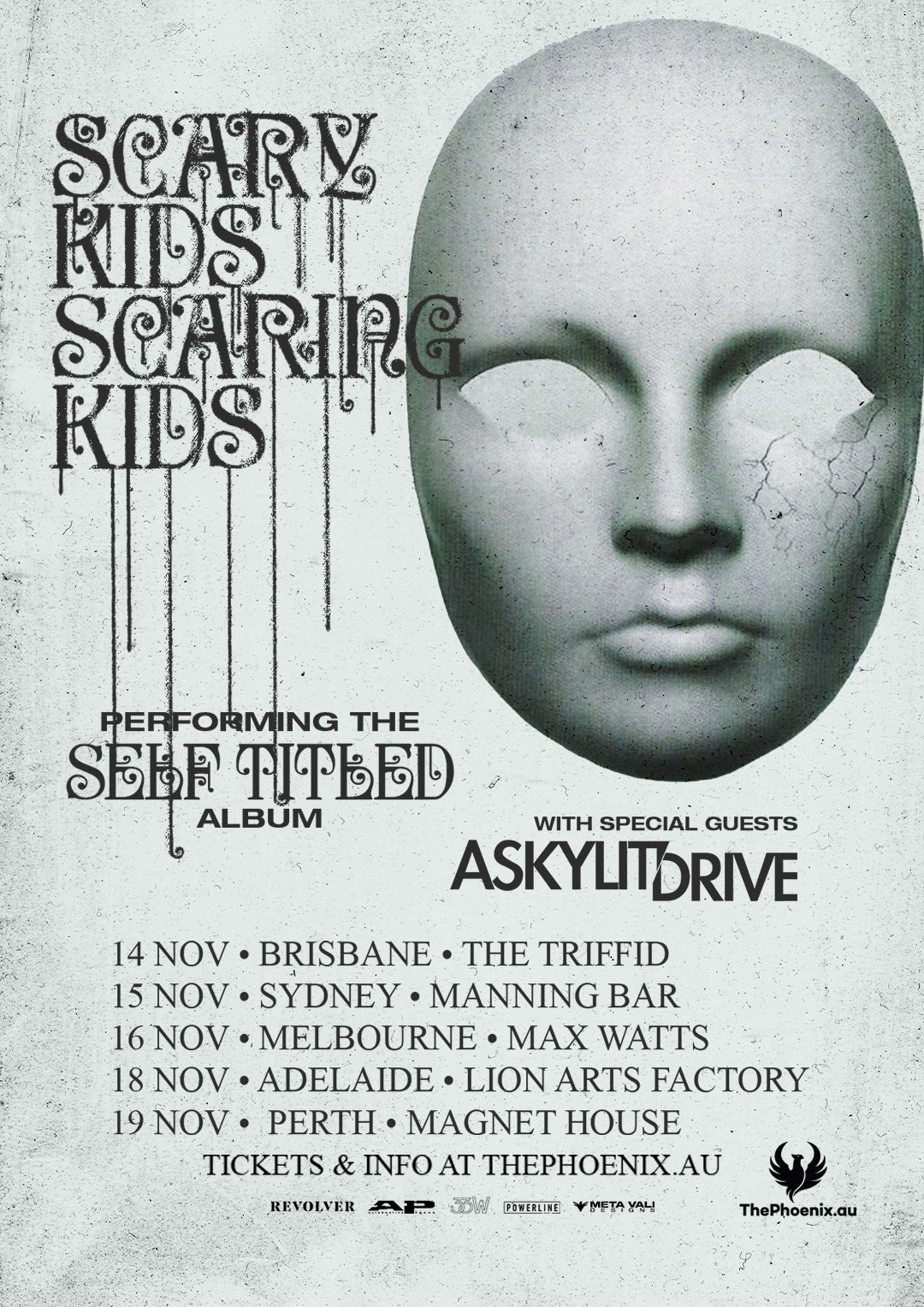 SCARY KIDS SCARING KIDS & A SKYLIT DRIVE Announce November Australian ...