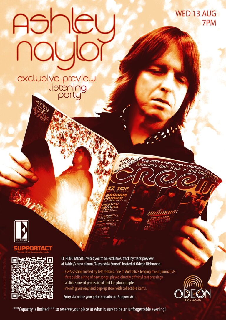 ASHLEY NAYLOR Announces Exclusive Listening Party For New Album ...