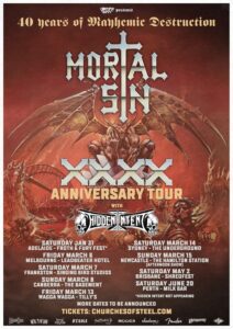 MORTAL SIN Celebrate 40th Anniversary Returning To The Stage For First ...
